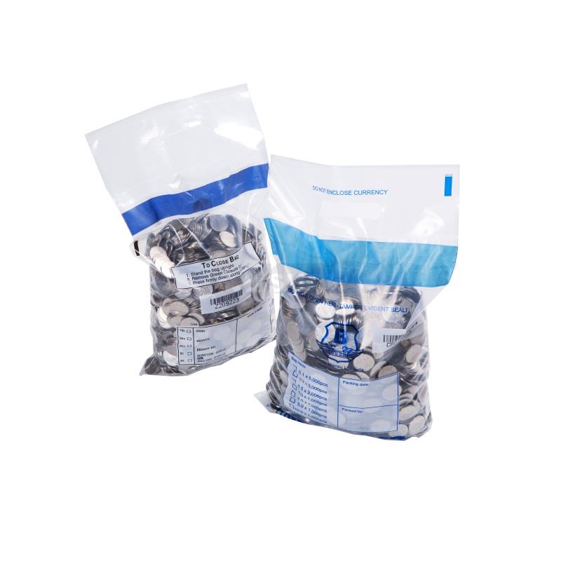 Custom Security CoinDeposit Bags | Tamper Evident Security Bag